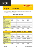 DHL Express Easy Pricing and Sizes | PDF | European Union | Business