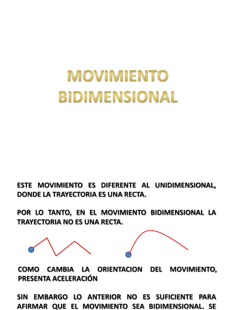 Movimiento Bidimensional