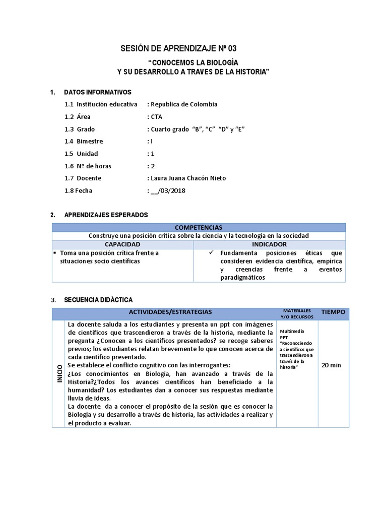 S2 - UD1 - Historia de La Biologia | PDF | Evidencia | Science