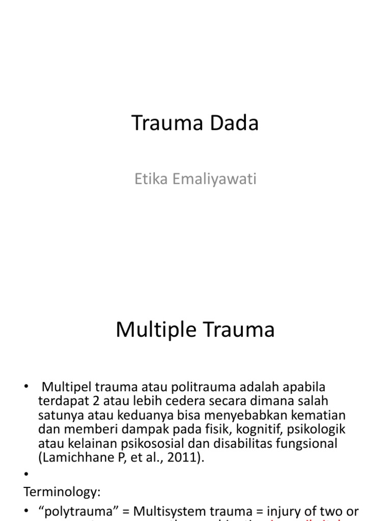 Multiple Trauma | PDF