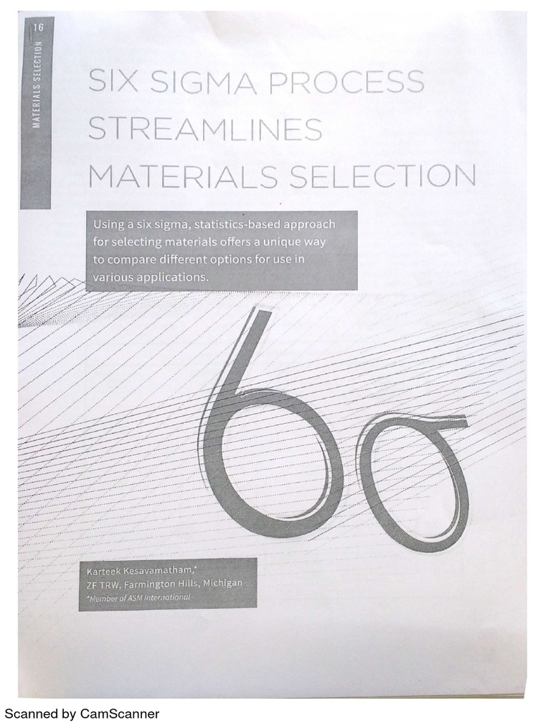 6 Sigma | PDF