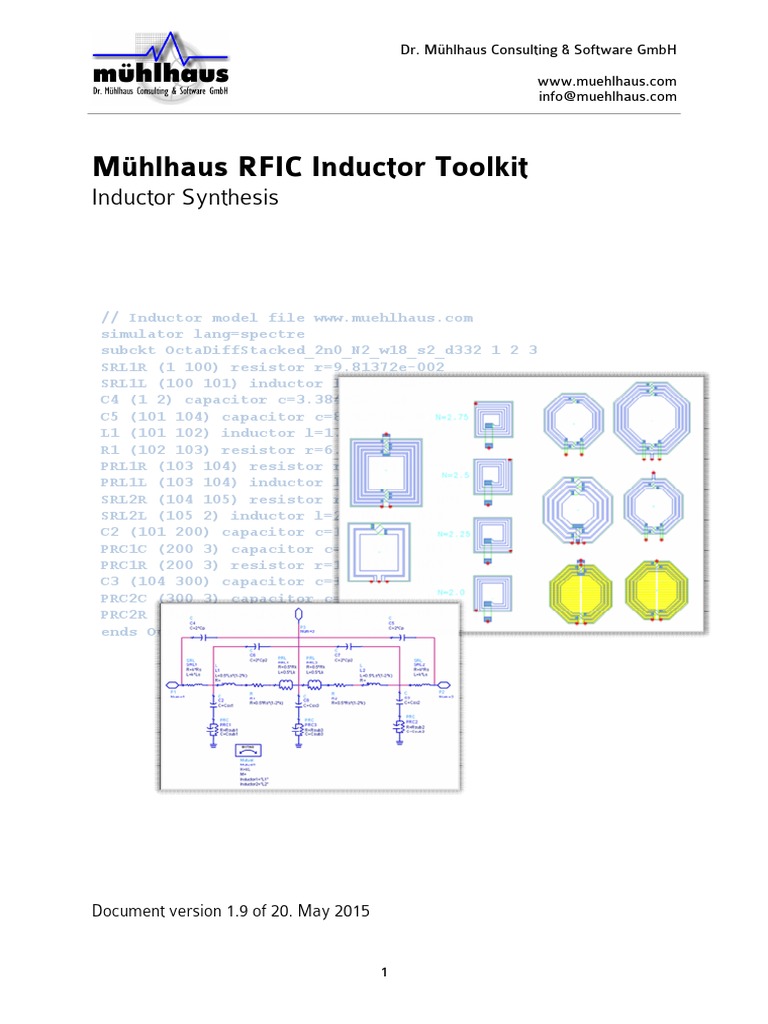 RFIC Inductor Toolkit | PDF | Inductance | Inductor