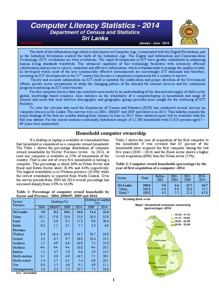 Bu Let in Computer Literacy | PDF | Educational Attainment In The ...