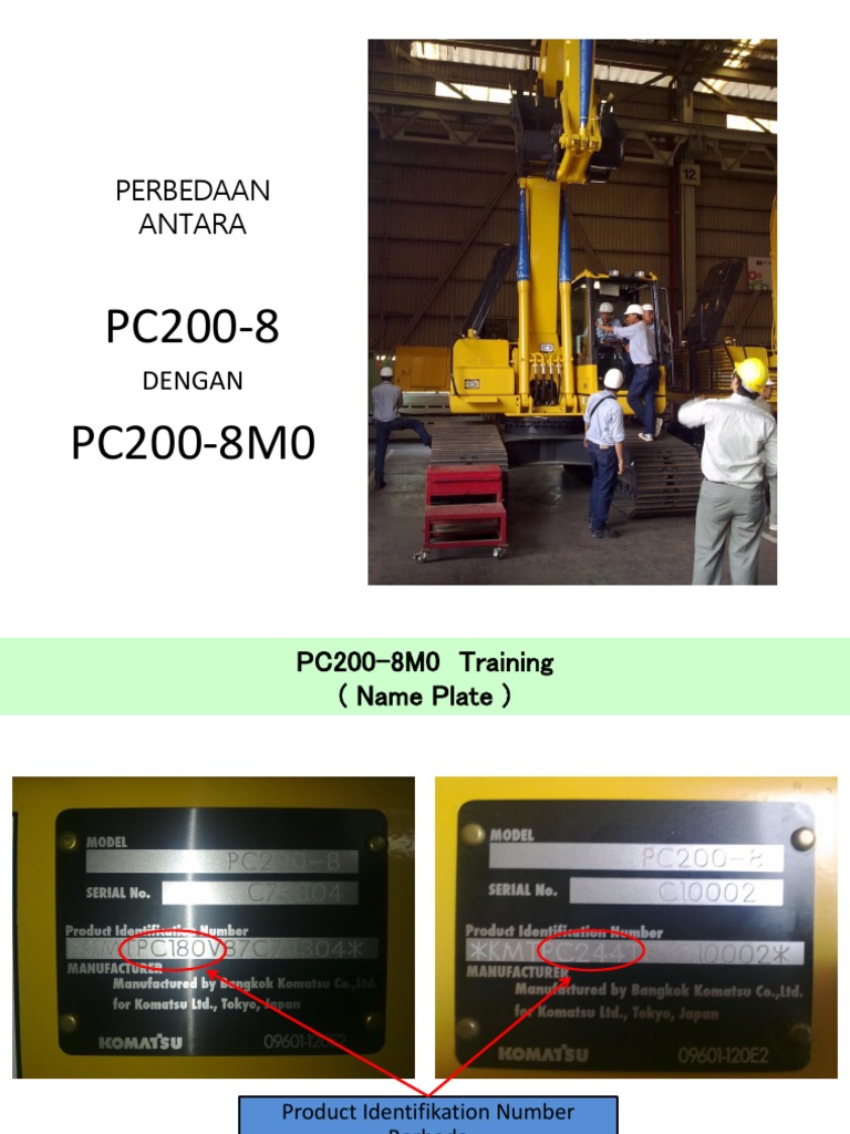 Perbedaan PC200-8M0 | PDF