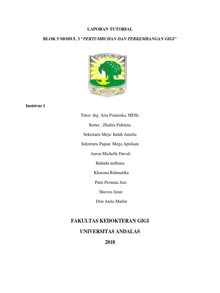 Laporan Tutorial Modul 3 Blok 5 | PDF