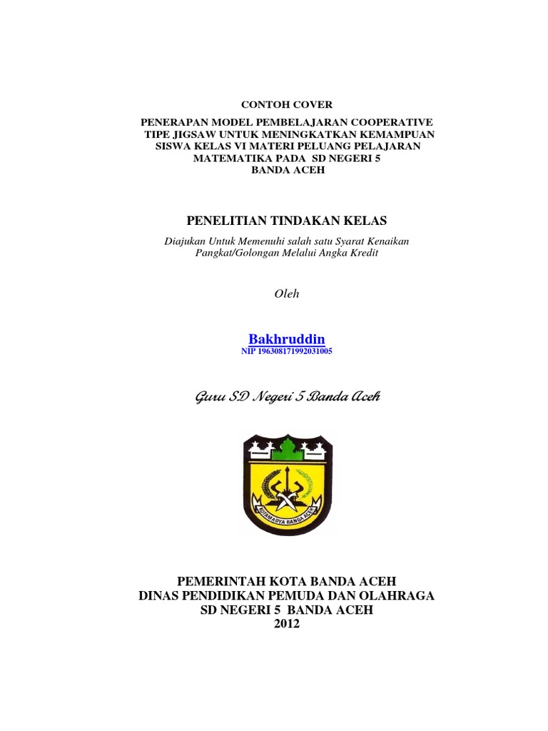 Contoh Judul Atau Cover | PDF