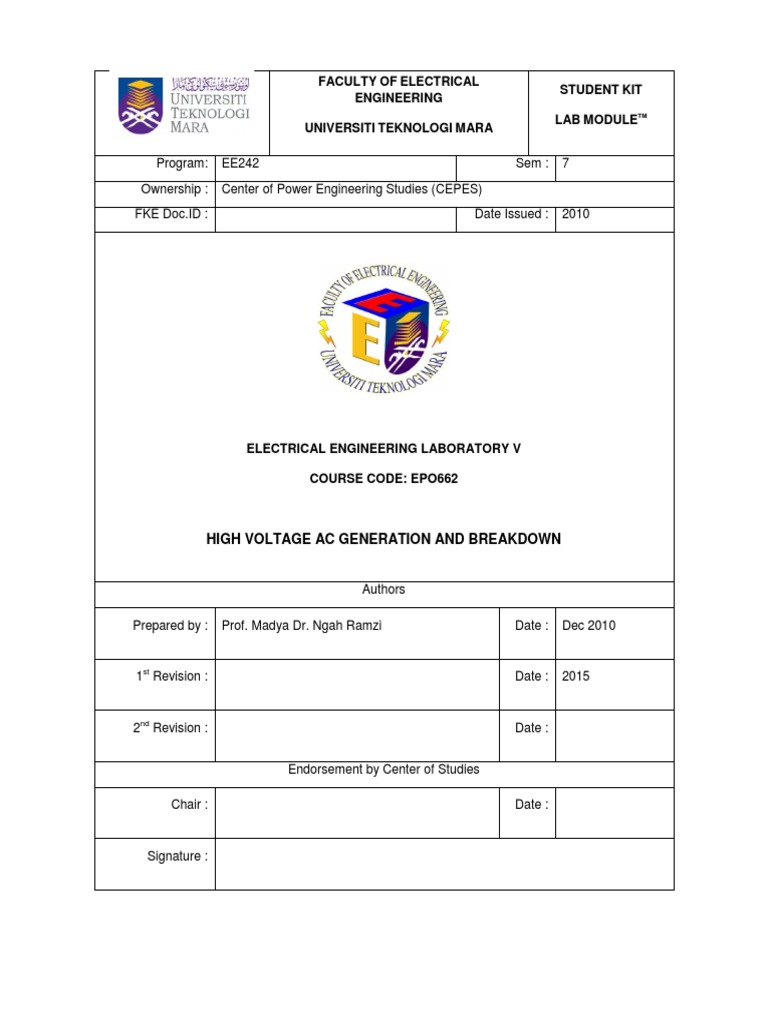 HV1 | PDF | High Voltage | Switch