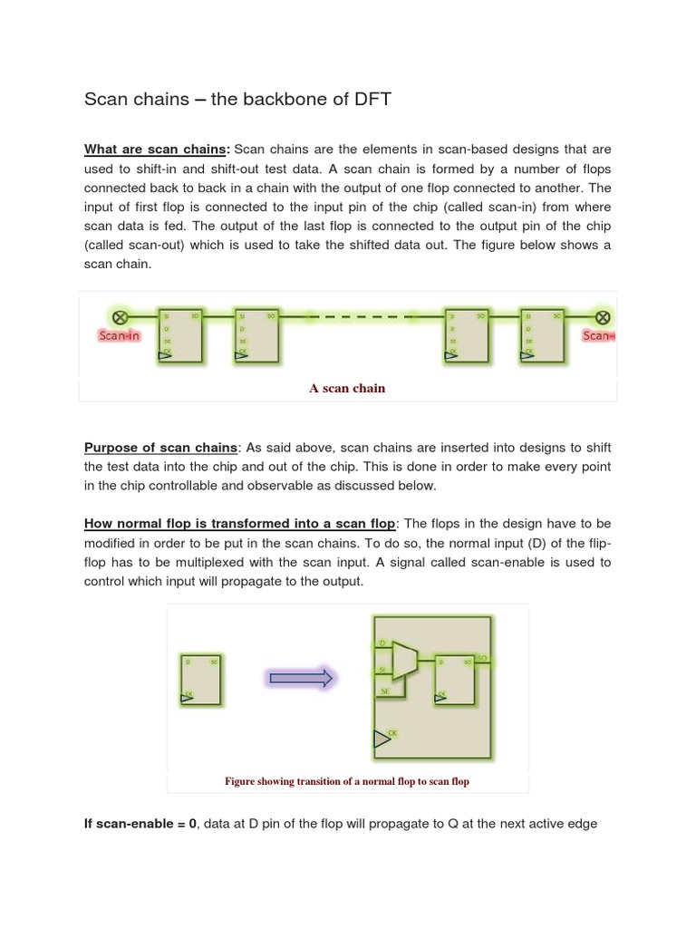 Scan Chains | PDF | Computer Engineering | Electrical Engineering