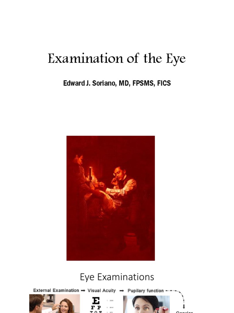 Examination of Eye by DR - Soranio | PDF