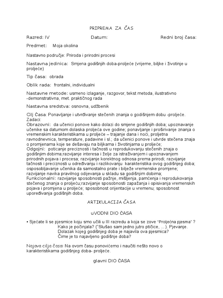 Proljece 1c | PDF