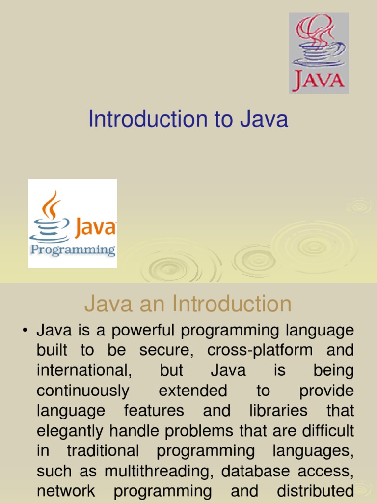 Day1 Javaintro | PDF | Java Virtual Machine | Java (Software Platform)