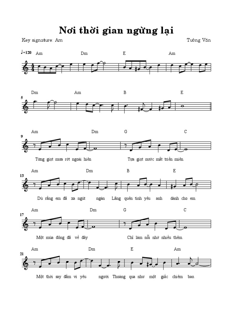 Noi Thoi Gian Ngung Lai | PDF