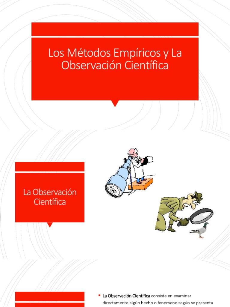 Los Métodos Empíricos y La Observación Científica.pptx | Busqueda ...