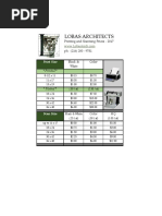 Screen Printing Price Chart | PDF
