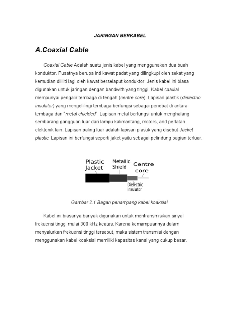 Jaringan Berkabel | PDF