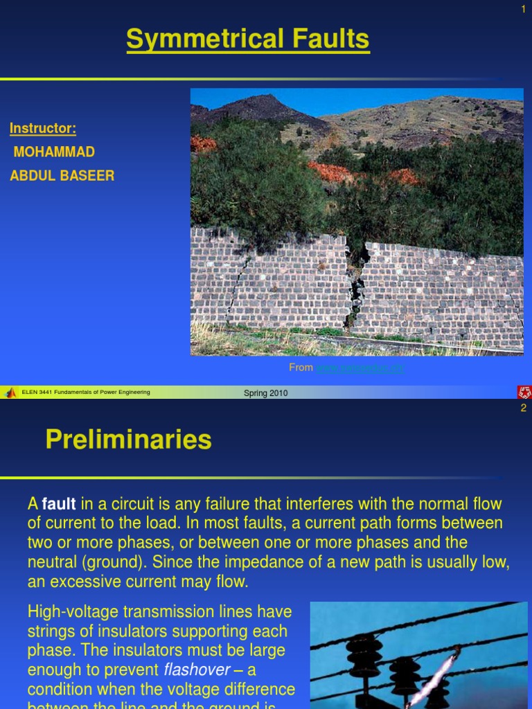 Understanding Symmetrical Faults in Power Systems | PDF | Electric Arc ...