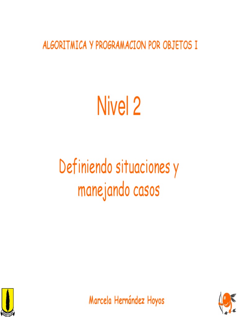 Nivel 2 Pdf Objeto Informática Constructor Programación Orientada A Objetos