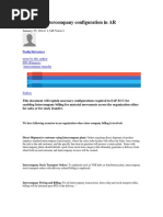 Intercompany Sales Process Sap | PDF | Sales | Invoice