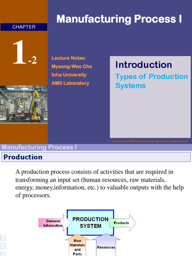 Types of Manufacturing Production Systems | PDF | Laboratories ...