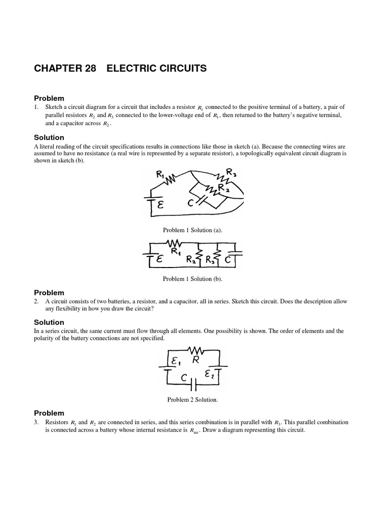 Circuits | PDF | Series And Parallel Circuits | Capacitor