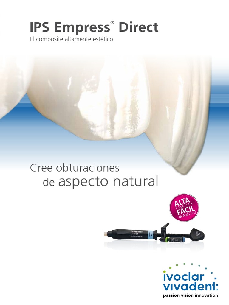 IPS Empress Direct | PDF | Compuesto Dental | Diente