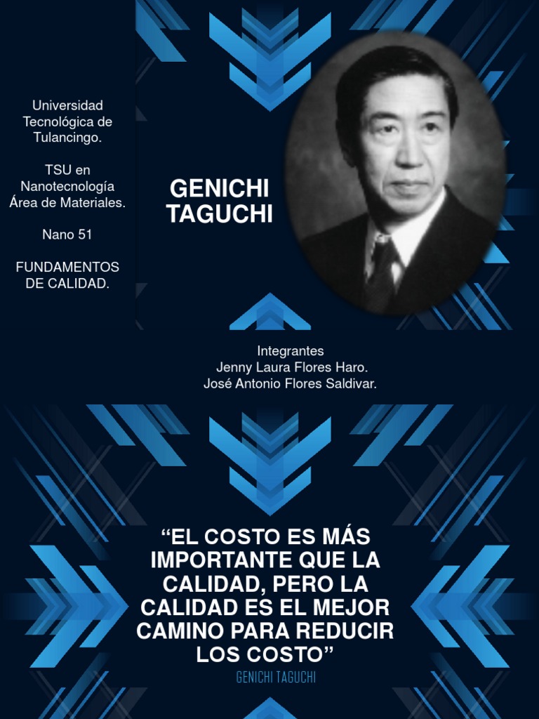 Genichi Taguchi | Función de pérdida | Calidad (comercial)