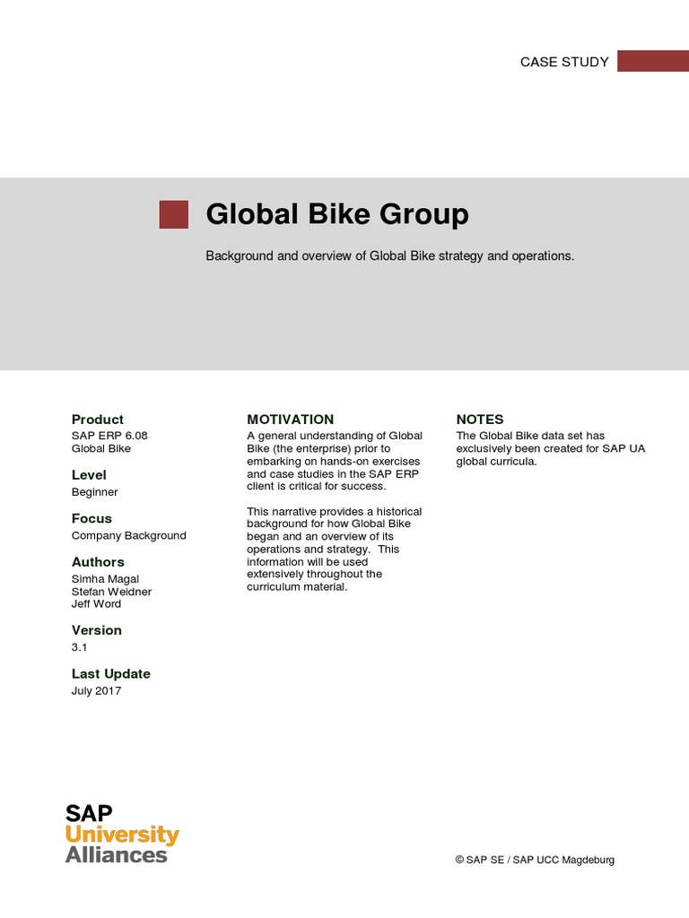 Intro ERP Using GBI Story en v3.1 | PDF | Sap Se | Sales