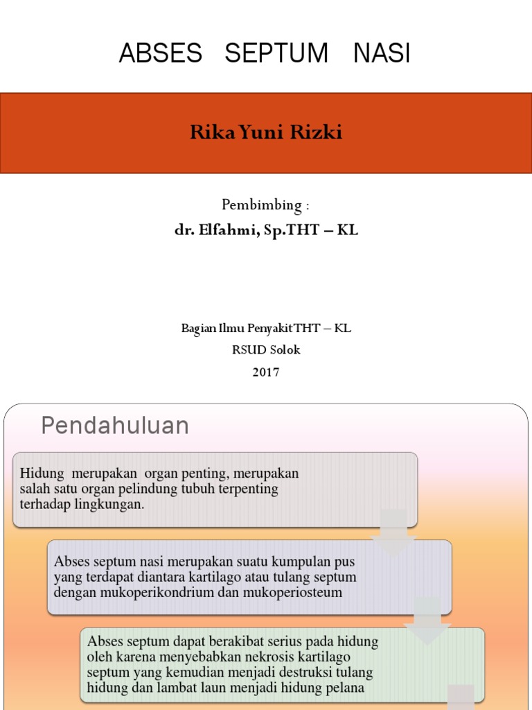 Abses Septum Nasi | PDF
