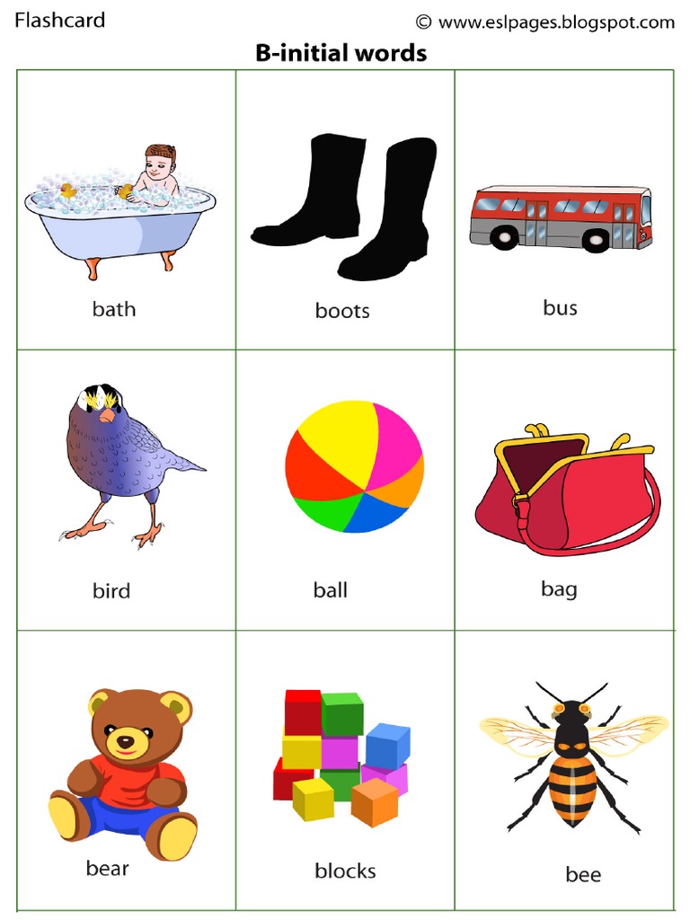 B Starting Words | PDF