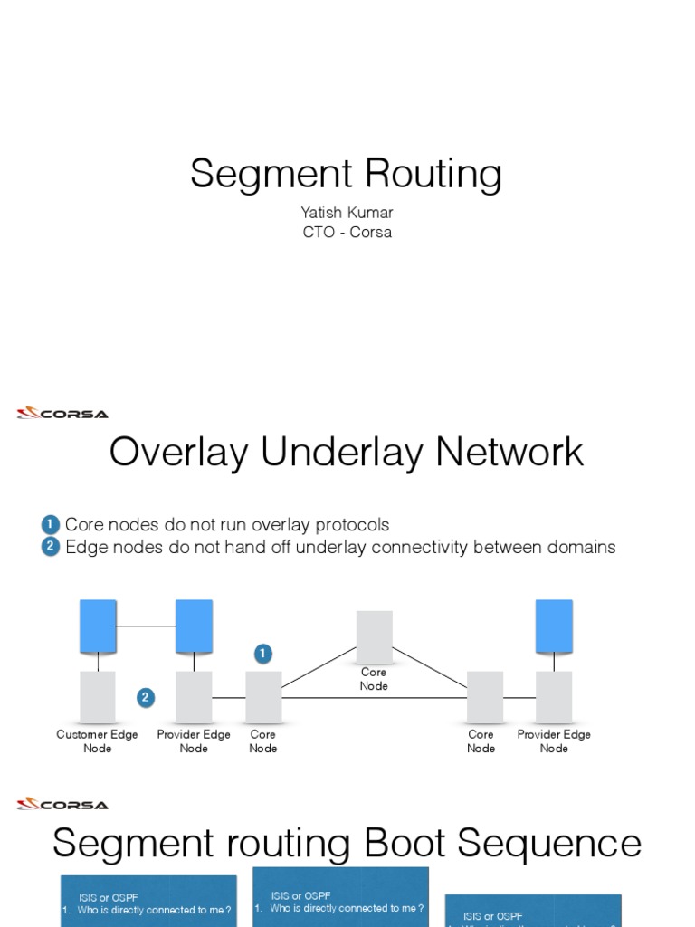 Segment Routing Tutorial - YK - LHC-BNL | PDF | Computer Networking | Network Architecture