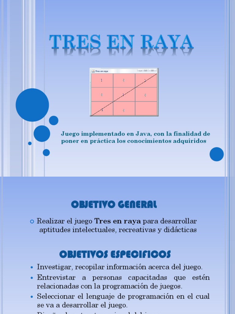 Juego Tres en Raya | PDF | Programación de computadoras | Entorno de ...