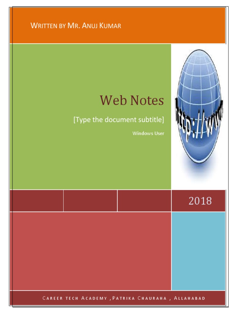 web notes | Html Element | Html