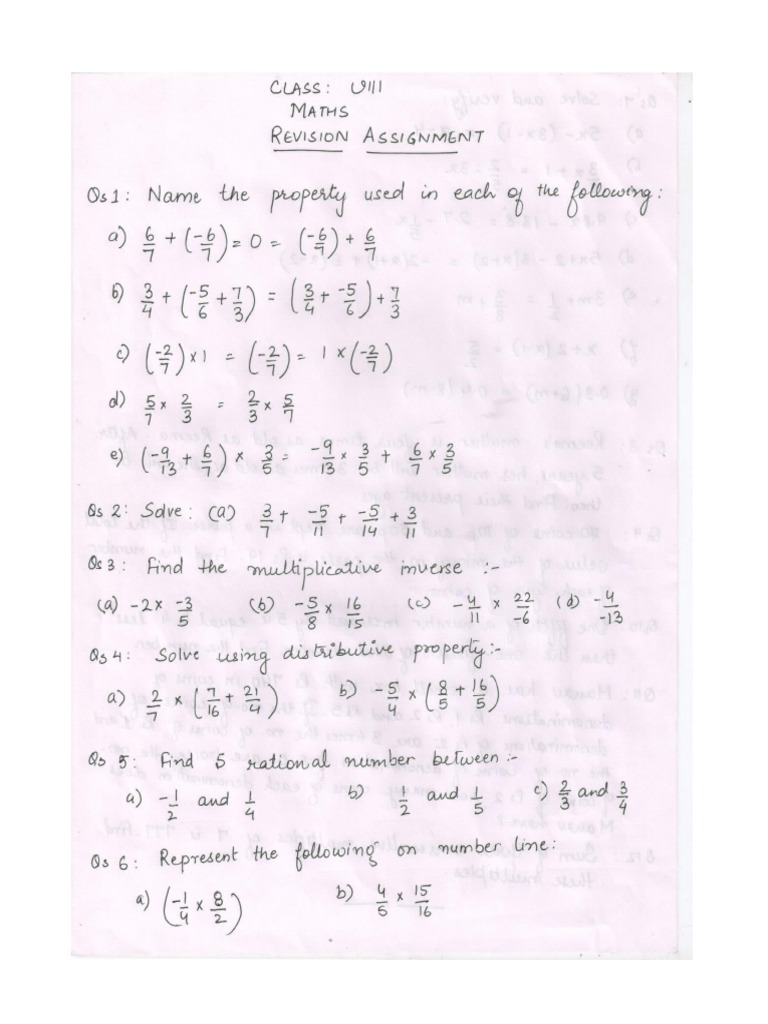 CBSE Class 8 Linear Equations in One Variable Worksheet | PDF