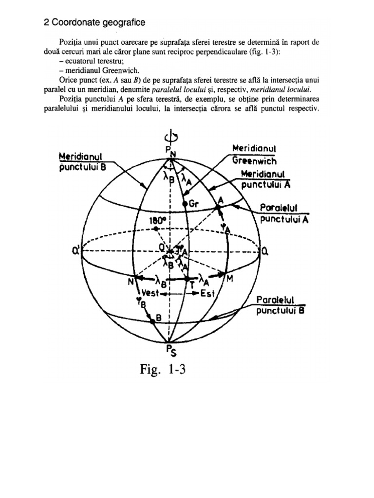 Coordonate Geografice | PDF