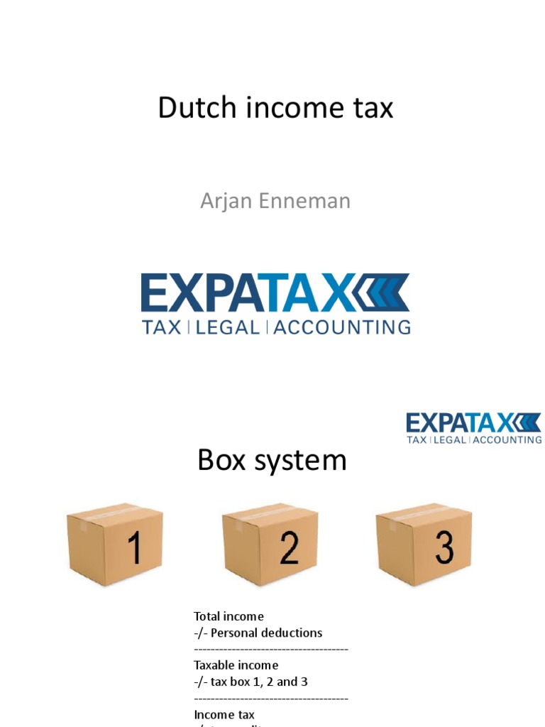 Dutch Income Tax: Arjan Enneman | PDF | Tax Deduction | Tax Exemption