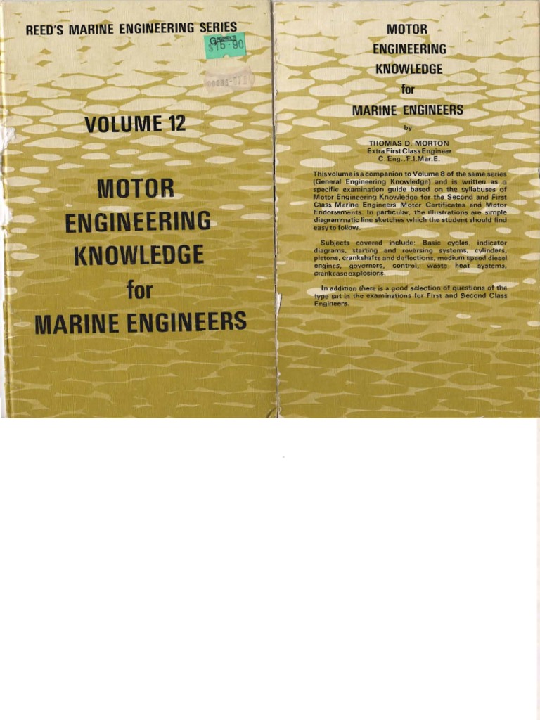 Reeds Vol 12 (Motor Engineering Knowledge) | PDF