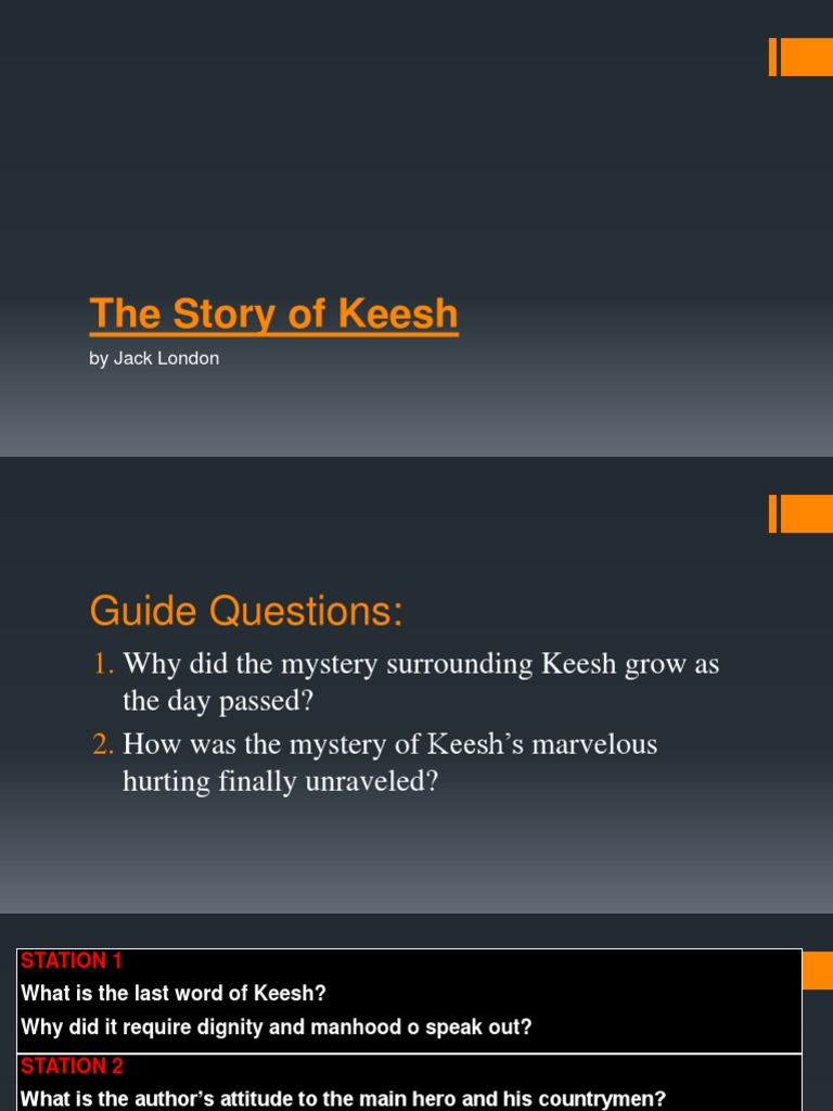 Literature Study Guide: Keesh | PDF