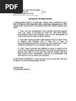 Reply Affidavit | PDF | Affidavit | Justice