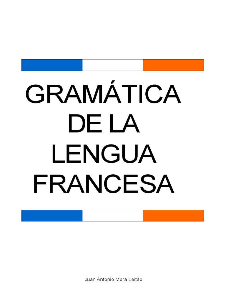 Gramatica Francesa PDF | PDF | Sustantivo | Adjetivo