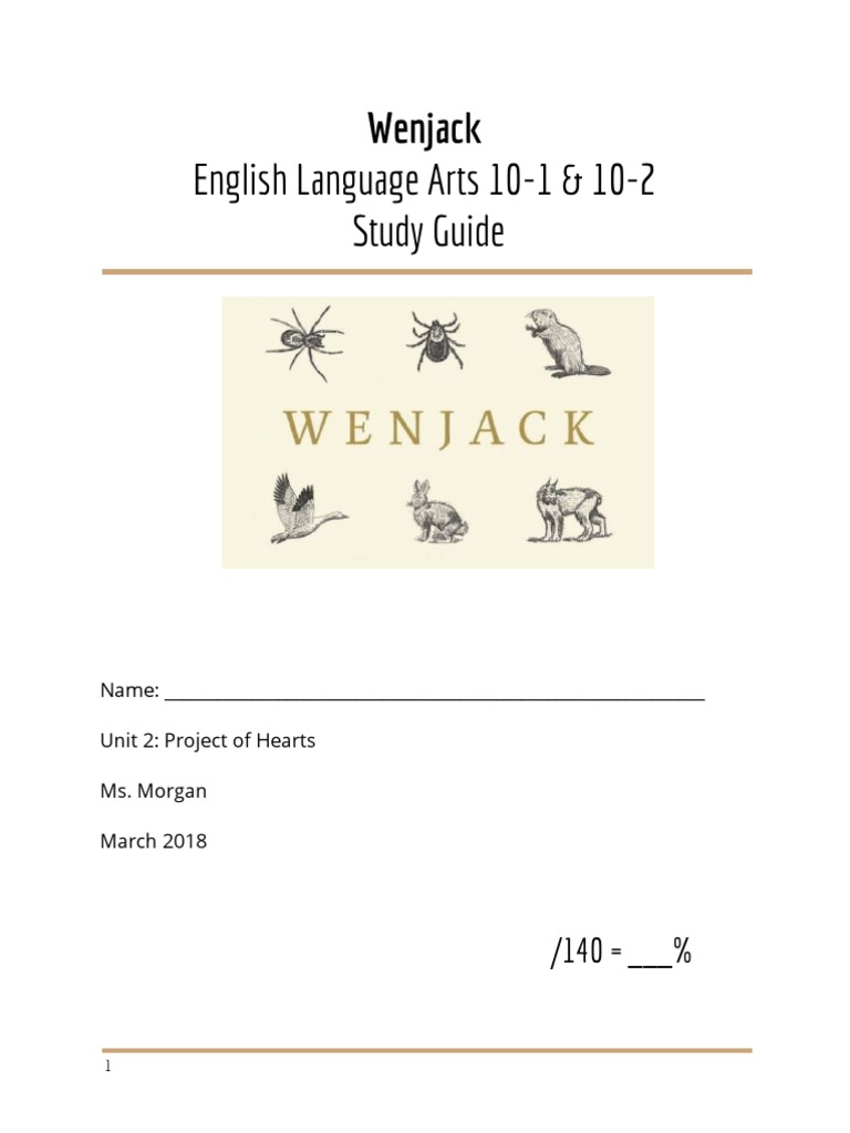 wenjack study guide