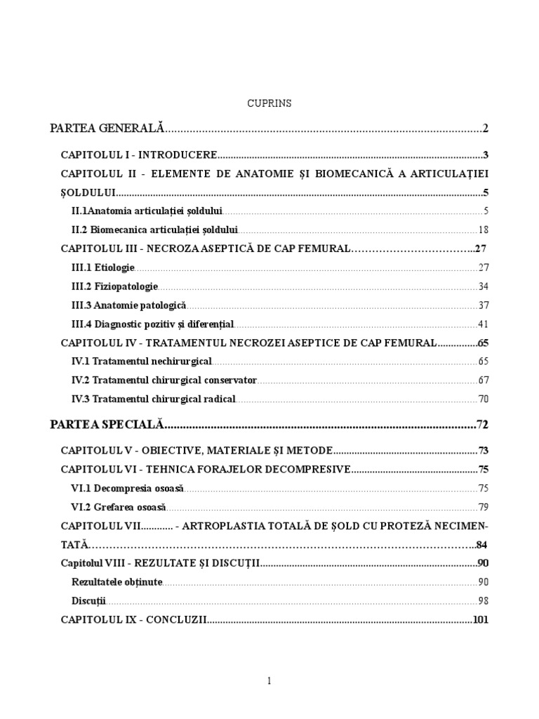 Necroza Avasculara de Cap Femural | PDF