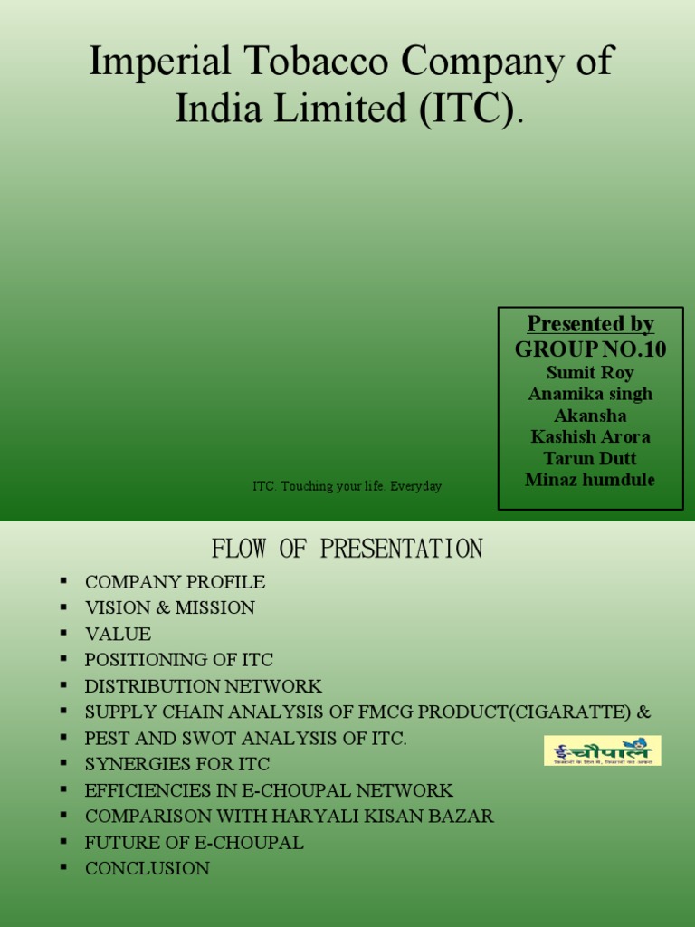 ITC Limited: An Analysis of Operations, Distribution Network, and ...
