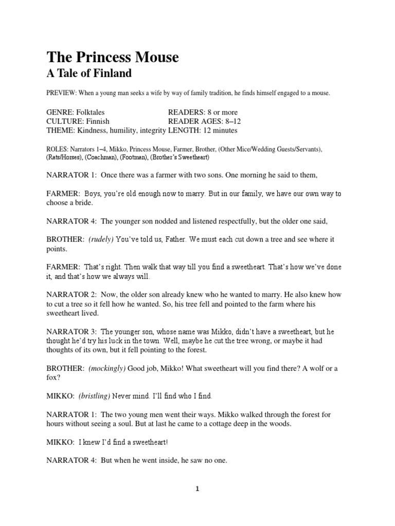 The Princess Mouse | PDF | Weaving