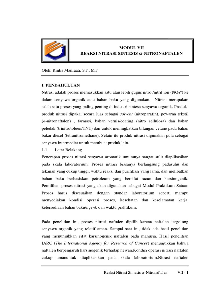 Modul Vii Nitrasi | PDF