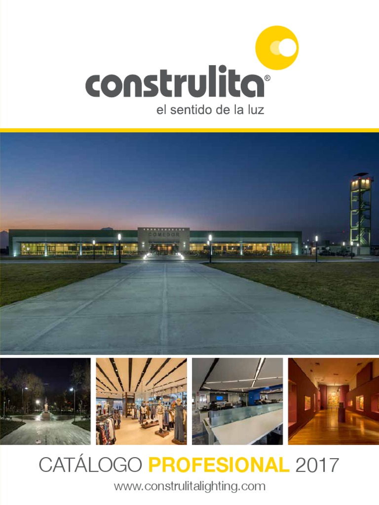 Catálogo Construlita 2017 Iluminación Profesional Pdf Encendiendo