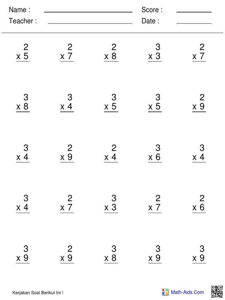 6th Grade Multiplication Practice | PDF | Games & Activities | Teaching ...