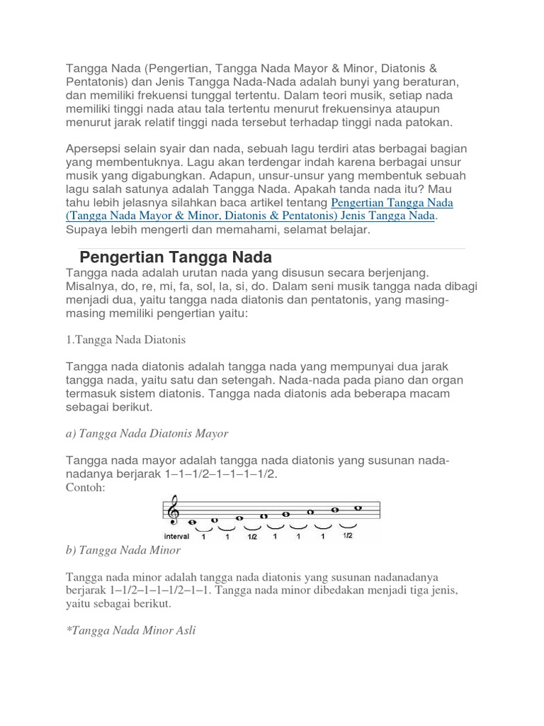 Tangga Nada | PDF