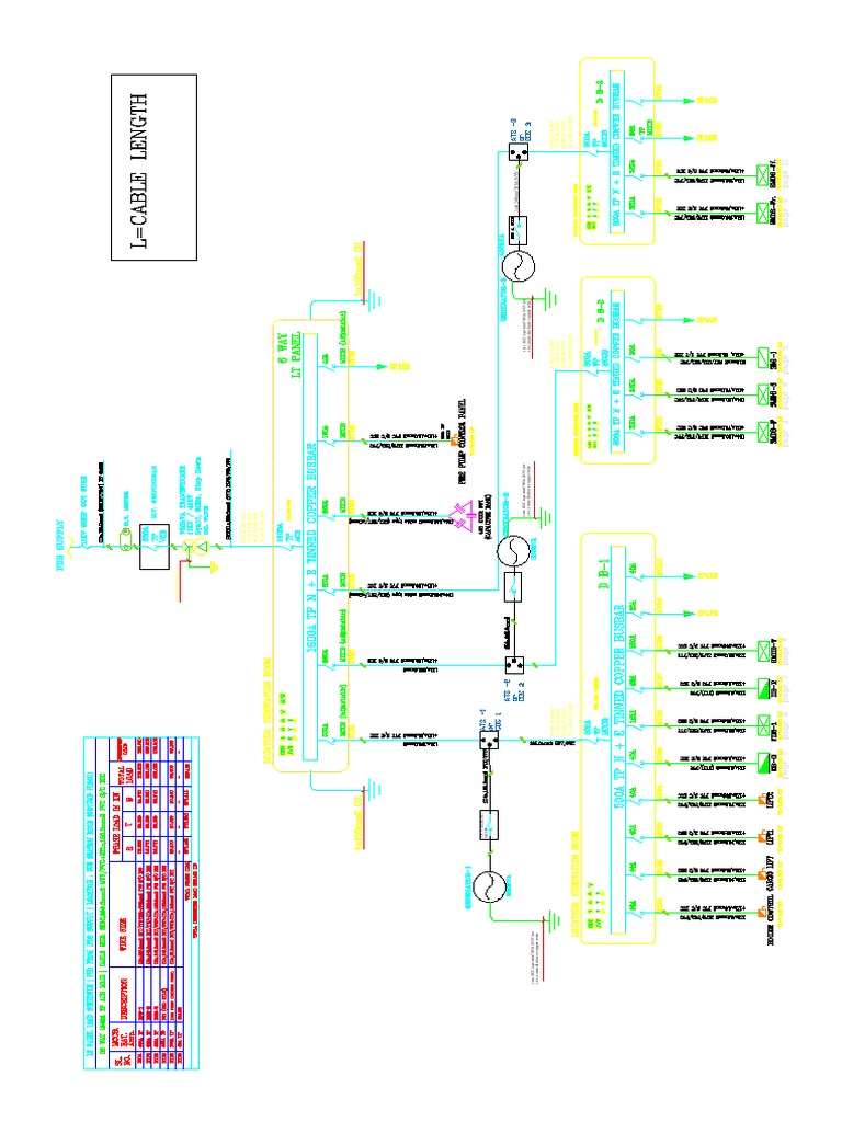 Electrical Single Line Diagram | PDF