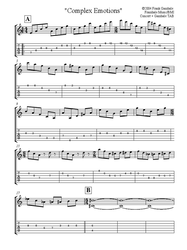 Complex Emotions - Music+T | PDF | Performing Arts | Music Theory