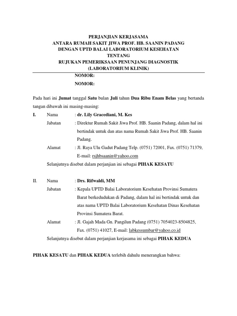 Klinik Labor | PDF | Sains & Matematika